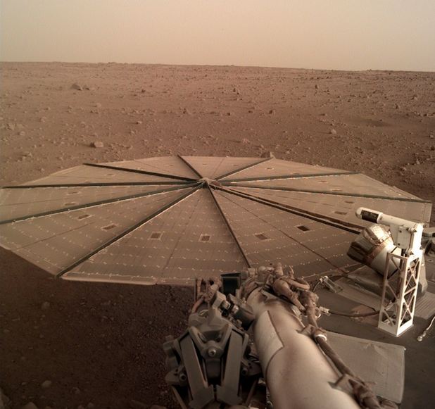 NASA's InSight Probe Gets Ready For Winter on Mars - Optic Flux