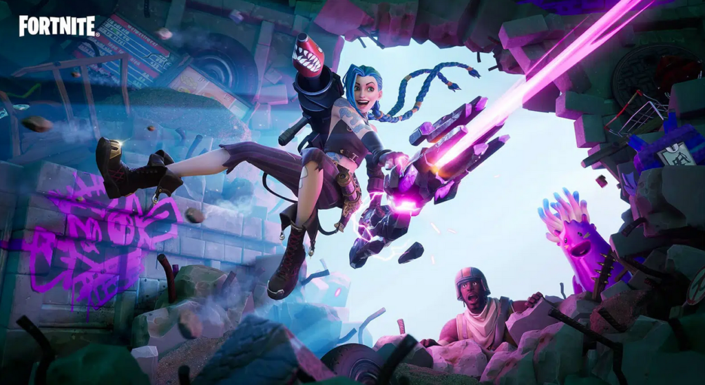 How to Get Jinx Skin in Fortnite Season 8 - New League of Legends ...