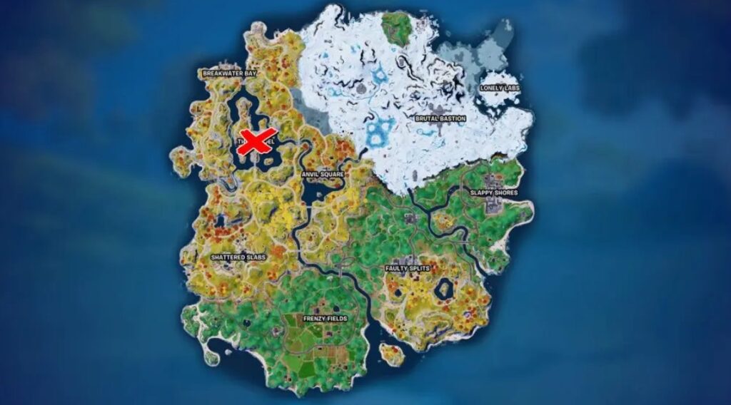 Fortnite Boss Locations on Map in Chapter 4 Season 1 - Optic Flux